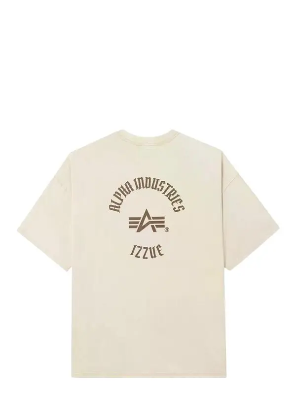 Izzue Logo-print Cotton T-shirt - Neutrals