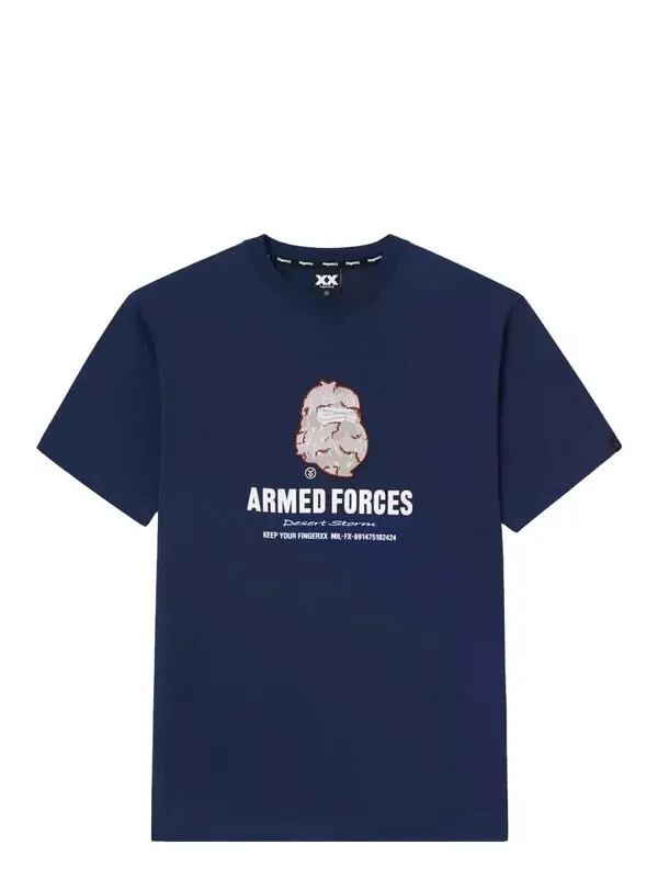 FINGERCROXX Graphic-print T-shirt - Blue