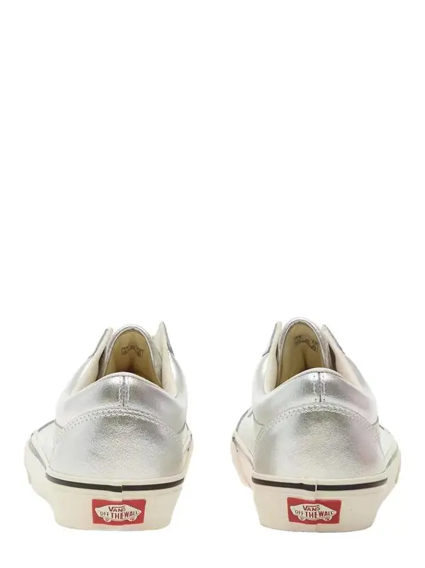 VANS Old Skool Metallic-effect Sneakers - Silver