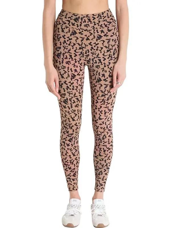 EA7 Leopard-print Leggings - Neutrals