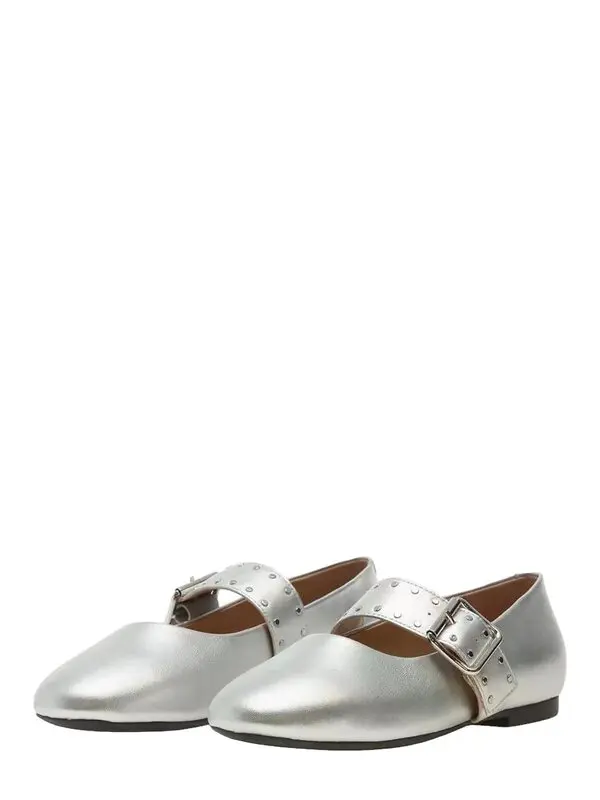 Geox Stud-embellished Ballet Flats - Silver