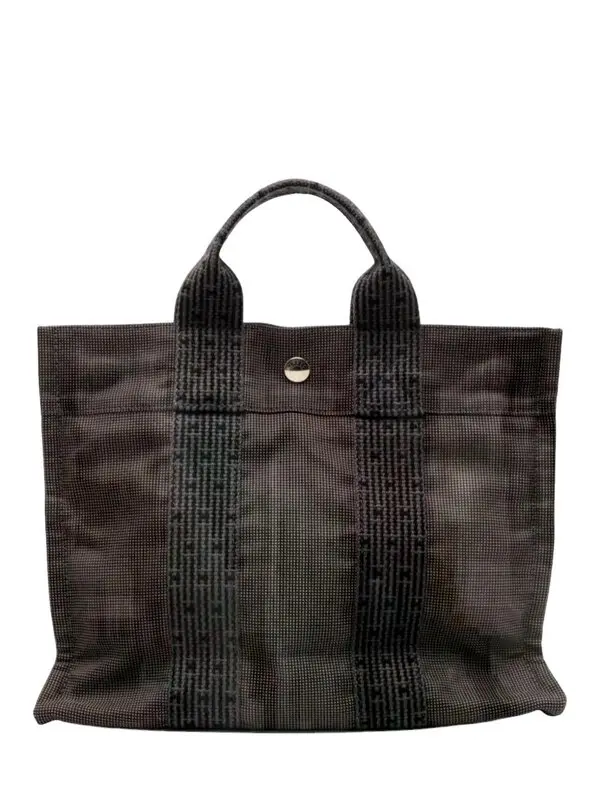 Hermès 20th Century Canvas Herline Pm Tote Bag - Grey