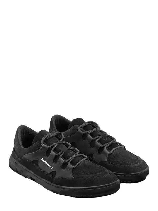 BAREBARICS Evo Suede Lace-up Sneakers - Black