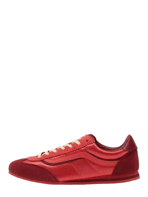 VANS Low-top Sneakers With Suede Panelling - Red