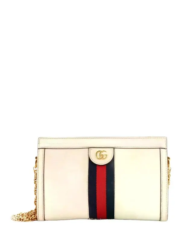 Gucci Ophidia Chain Shoulder Bag - Neutrals