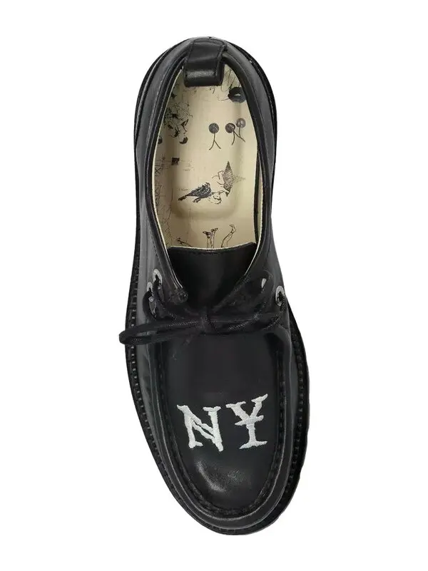 DUKE + DEXTER Moby Ny-embroidered Boots - Black