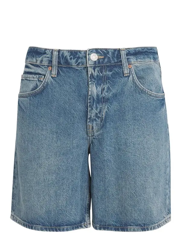 Paige Darnell Denim Shorts - Blue