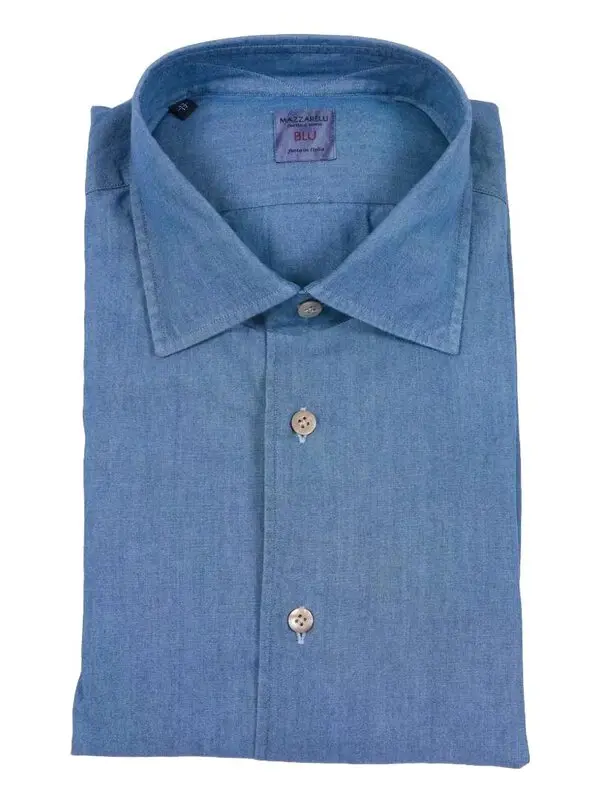 MAZZARELLI Buttoned Shirt - Blue