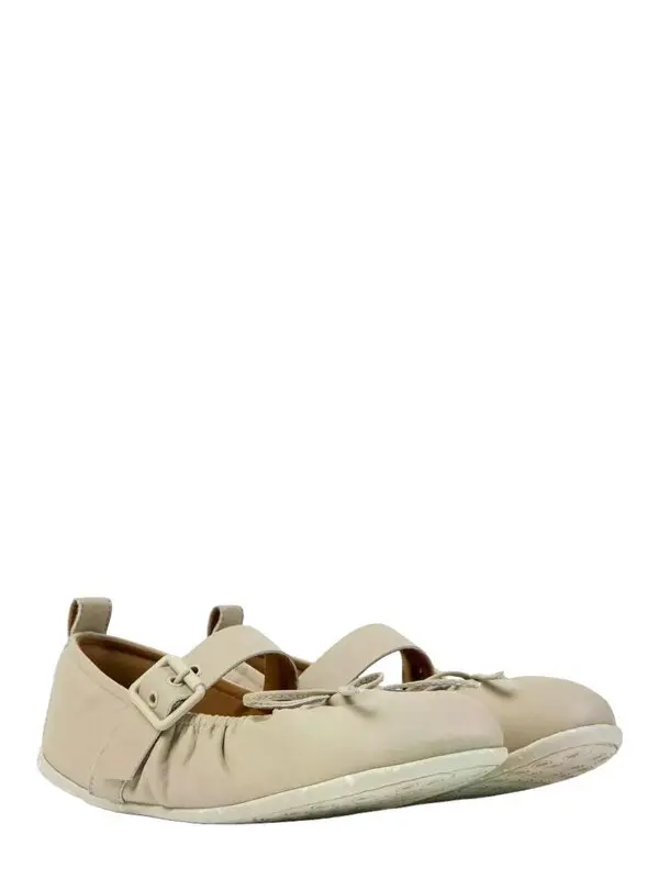 Camper Wabi Buckle Bow Ballet Flats - Neutrals