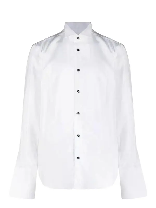 Giuliva Heritage Button-down Cotton Shirt - White