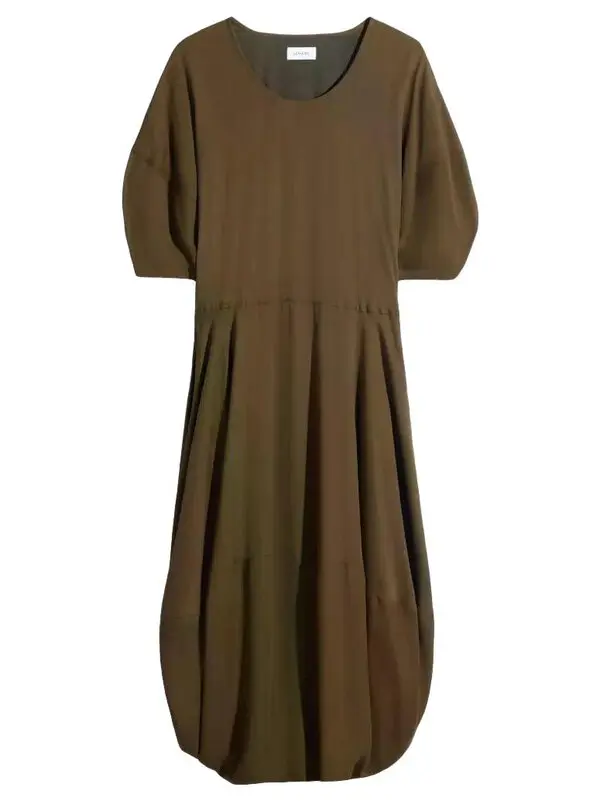 LEMAIRE Balloon Midi Dress - Brown