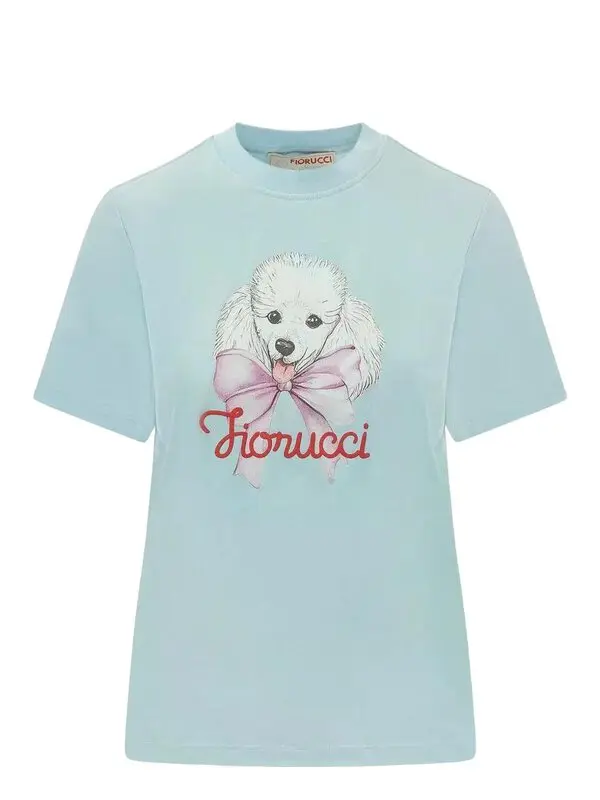 Fiorucci Graphic Print T-shirt - Blue