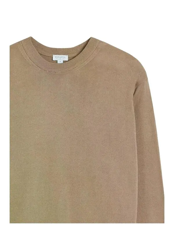 Sunspel Fine-knit Cotton Sweater - Neutrals