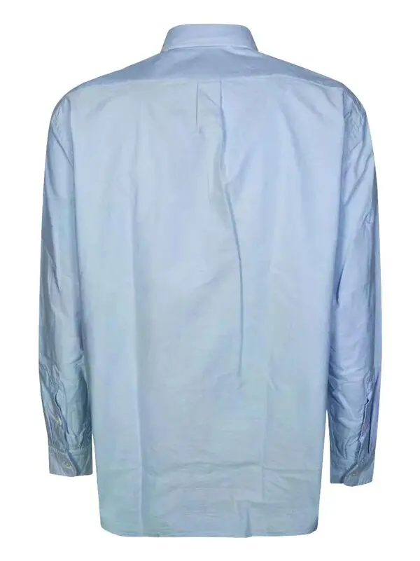 B.D.BAGGIES Logo-embroidered Button-down Shirt - Blue