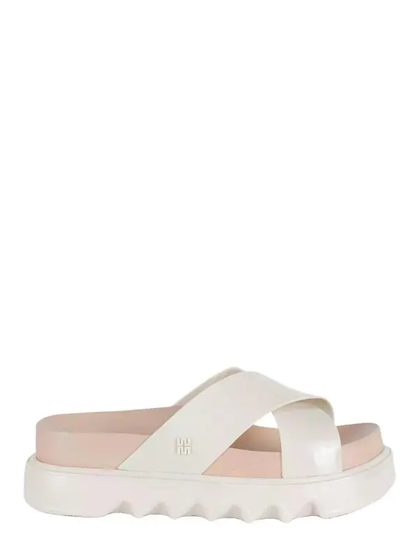 Melissa Crossover-strap Platform Sandals - Neutrals