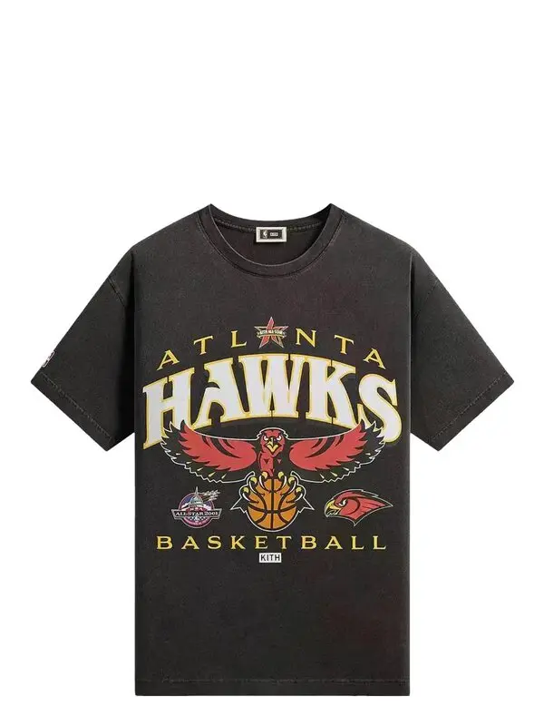 Kith Nba All-star Atlanta Hawks T-shirt - Black
