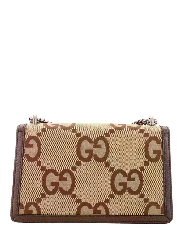 Gucci Dionysus Jumbo Gg Canvas Small Shoulder Bag - Brown