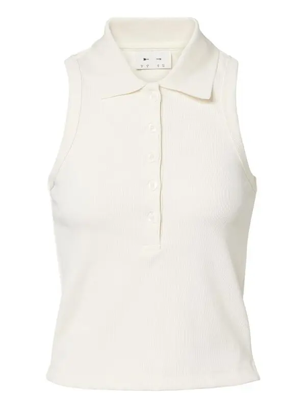 The Upside Courtship Henri Top In Cream - White