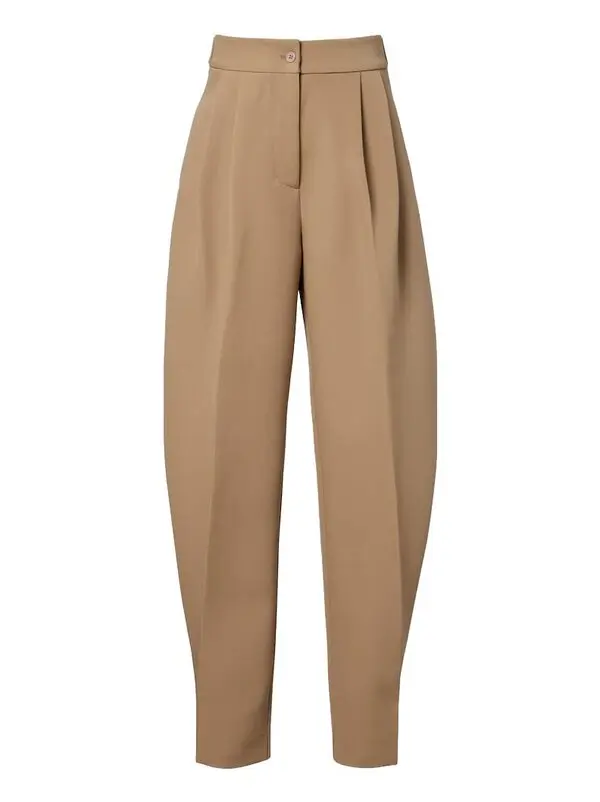 THE FRANKIE SHOP Doyer Wide-leg Trousers - Beige