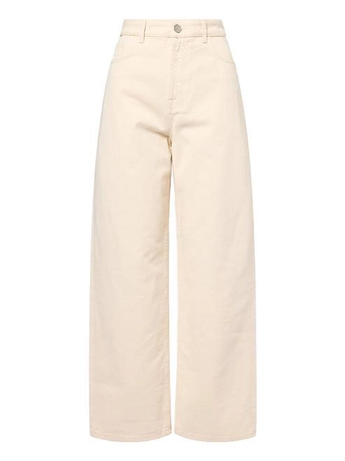 ROHE FRAMES Baggy-fit Wide-leg Denim Jeans - Ecru