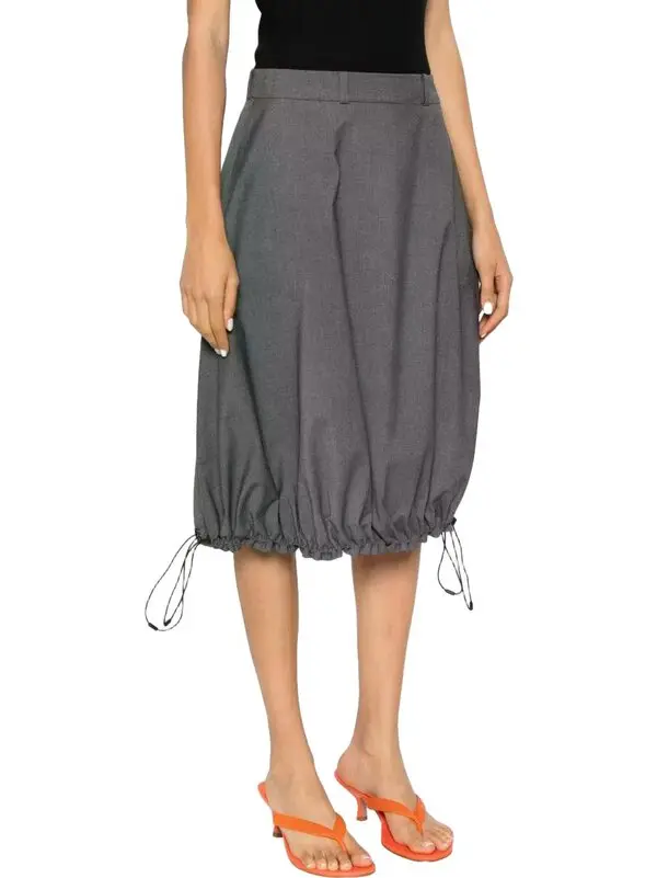 Coperni Balloon-shape Midi Skirt - Grey
