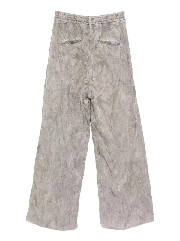 Masnada Jacquard Wide-leg Trousers - Grey