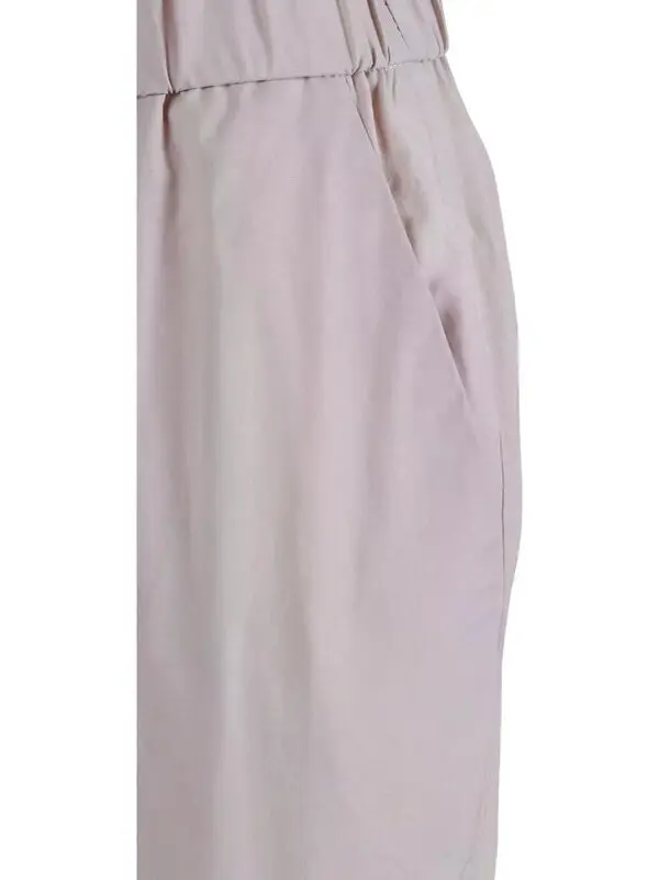 Antonelli Firenze Elasticated Turn-up Trousers - Neutrals
