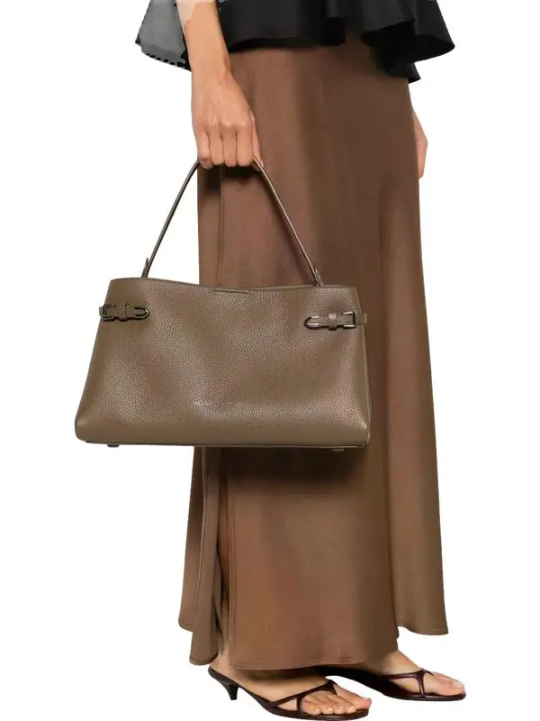 Brunello Cucinelli Leather Tote Bag - Brown