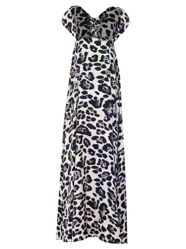 Essentiel Antwerp Jaycee A-line Halterneck Maxi Dress - Multicolour