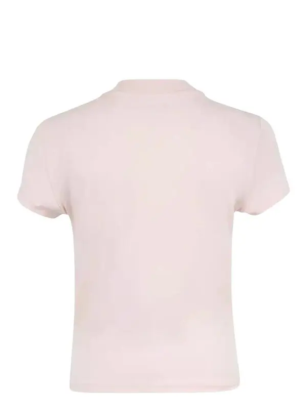 Guess Short Sleeve T-shirt With Rhinestone Embellishment - Pink