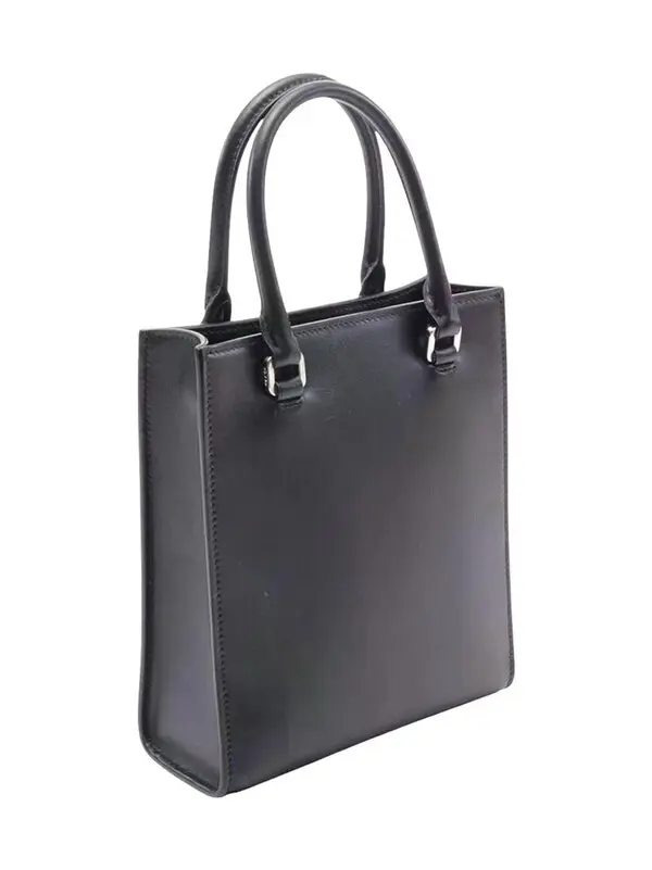 Prada 2010-2026 Soft Calf Satchel - Black