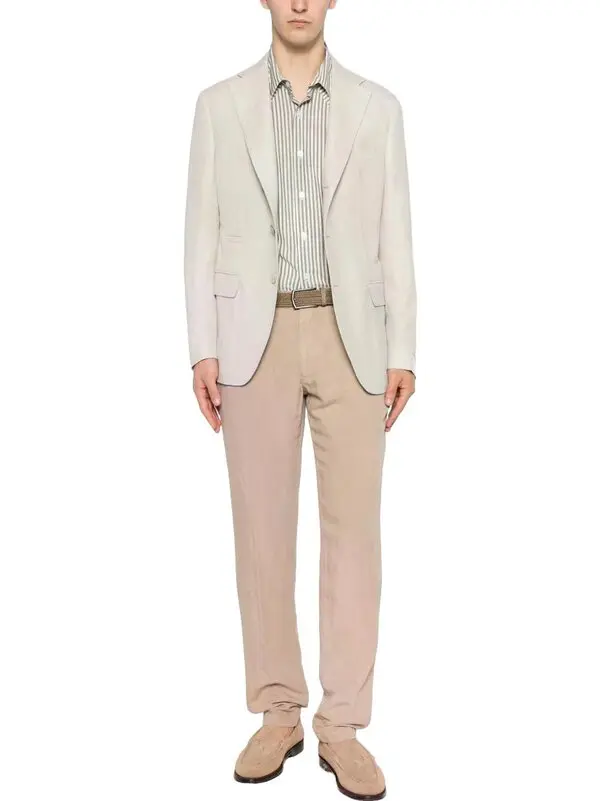BERWICH Nut Brown Front Pocket Trousers - Neutrals
