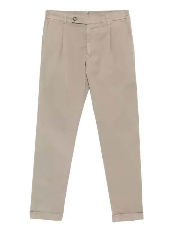 BERWICH Pleated Basic Trousers - Neutrals