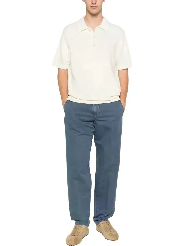 BERWICH Button Trousers - Blue