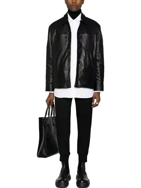 Neil Barrett Mid-rise Tapered Trousers - Black