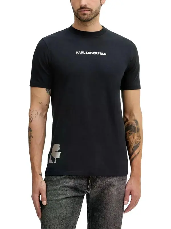 Karl Lagerfeld Logo-print T-shirt - Blue