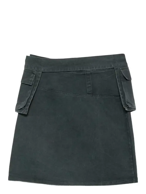 HALFBOY Belted Cargo Mini Skirt - Grey