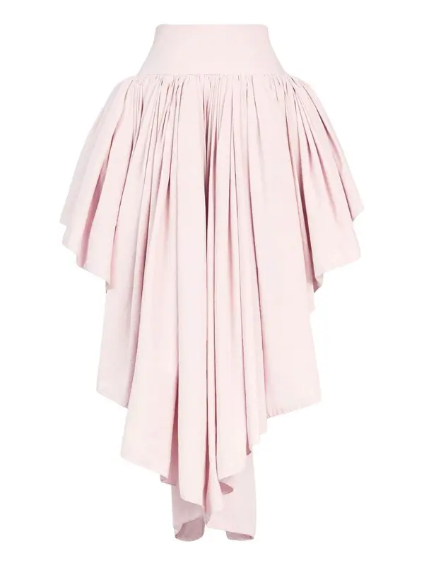Alaïa Ruffled Petticoat Skirt - Red