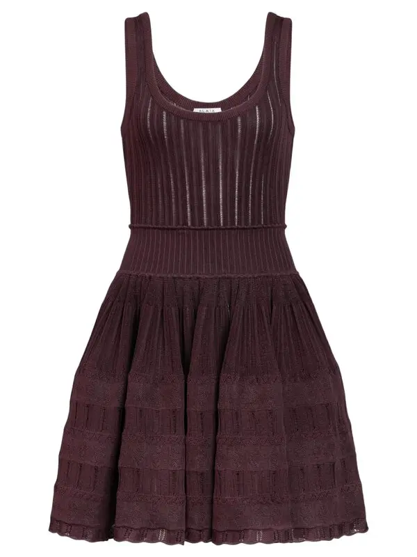 Alaïa Crinoline Mini Dress - Red