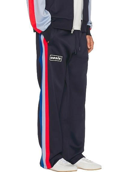 PLEASURES X Oasis Forever Track Pants - Navy