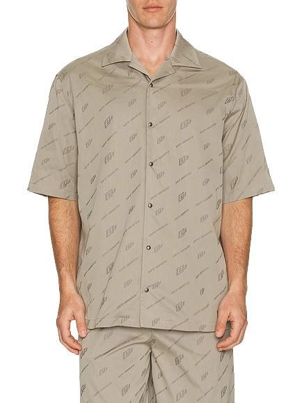Off-White Jacquard Bowling Shirt - Stone
