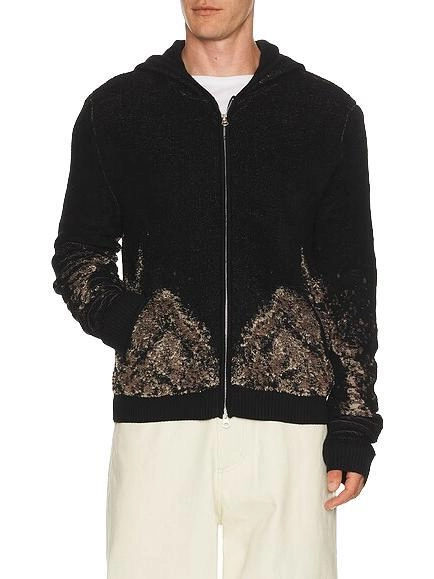 ISA BOULDER Loopfront Hoodie - Black Rust