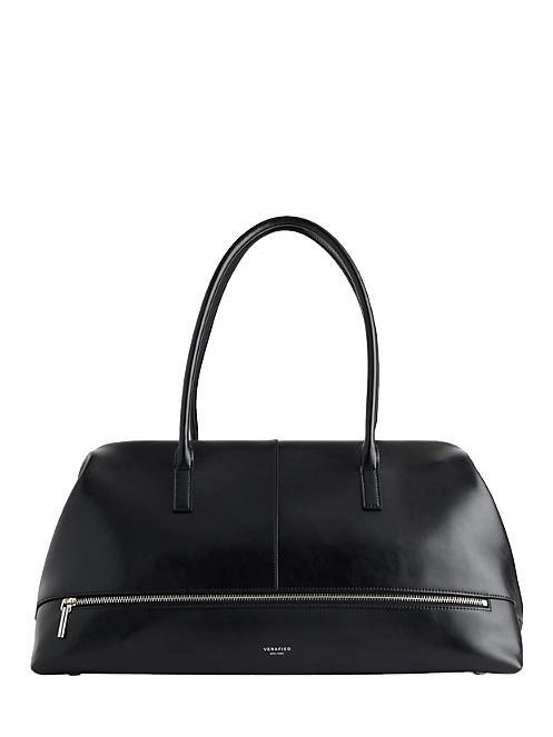 VERAFIED Club Leather Shoulder Bag - Noir