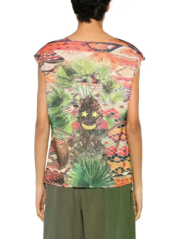 The Artistylist Graphic Print T-shirt - Orange