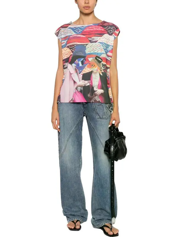The Artistylist Graphic-print T-shirt - Red