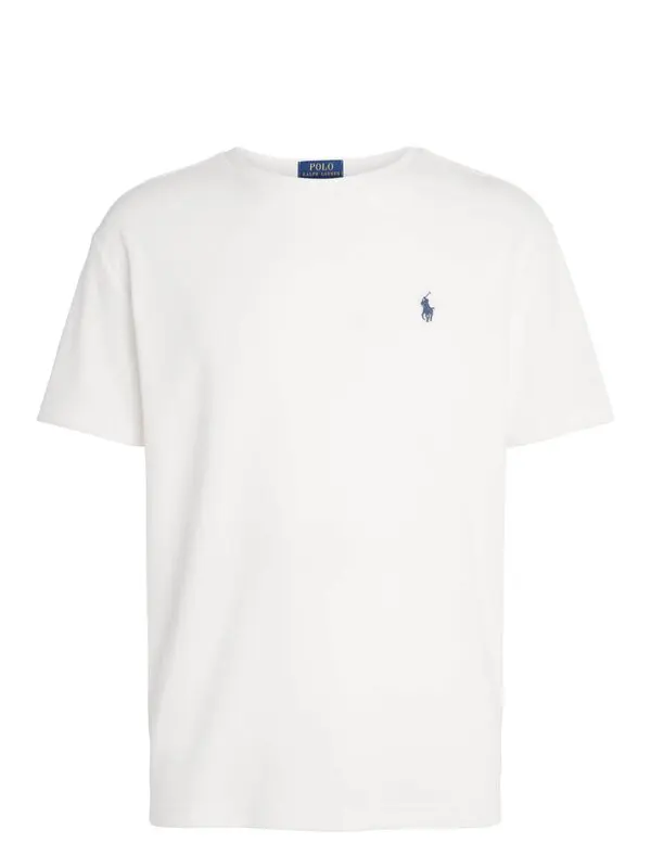 Polo Ralph Lauren Cotton-blend Terry Cloth T-shirt - White