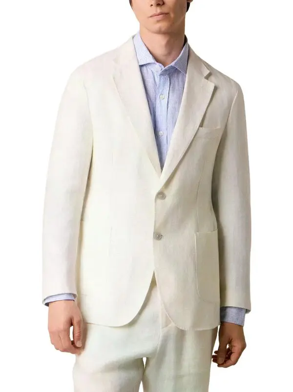Brooks Brothers Plain Single-breasted Blazer - Neutrals