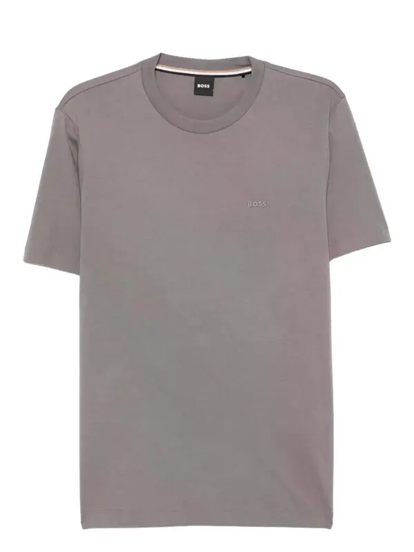 BOSS Logo-detail T-shirt - Grey