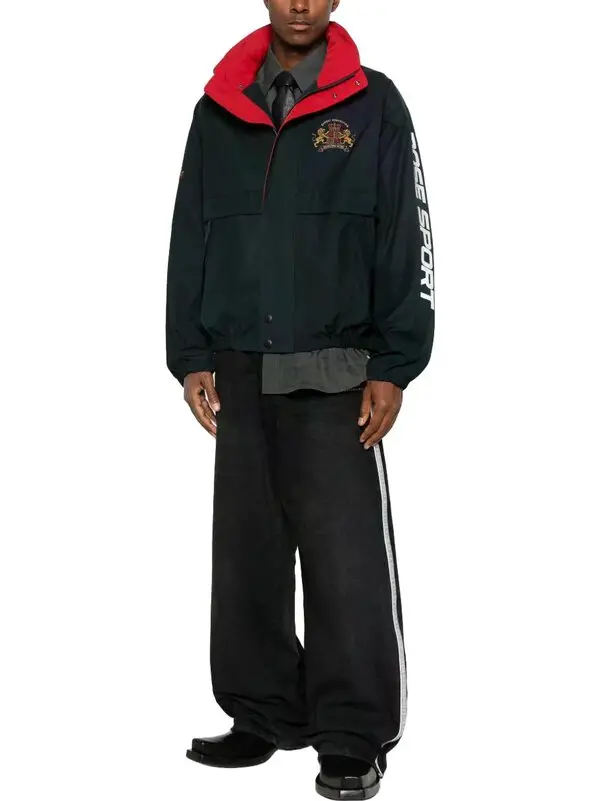 Martine Rose Crest Embroidered Jacket - Blue