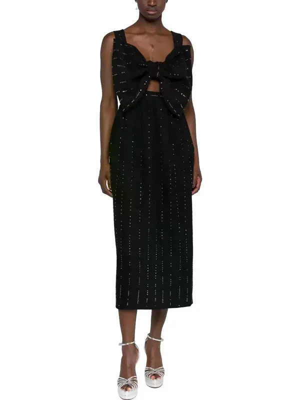 Viktor & Rolf Starry Night Crystal-embellished Dress - Black